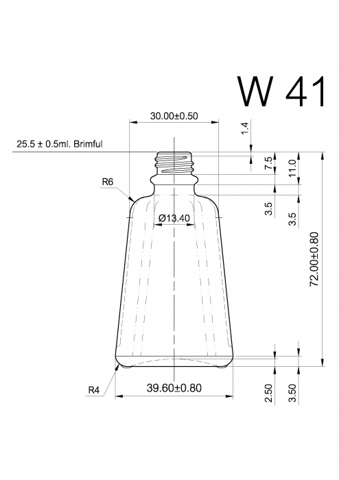 STANDARD BOTTLE|STANDARD BOTTLE | WELLGROW GLASS