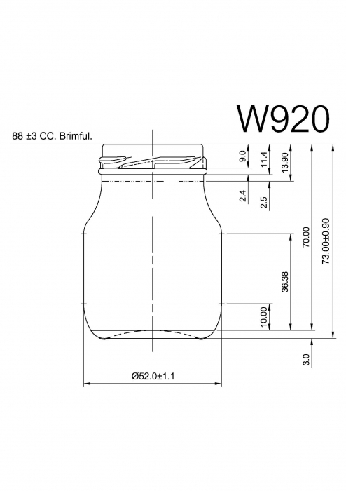 STANDARD GLASS JAR|STANDARD GLASS JAR | WELLGROW GLASS